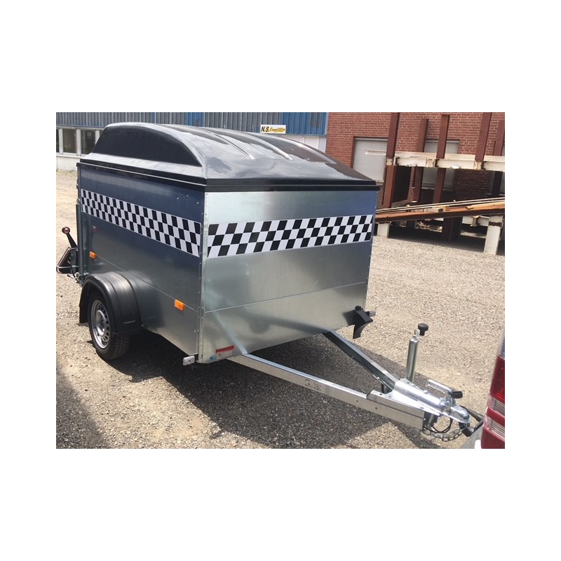 Remorque karting 1 ou 2 karts fermée